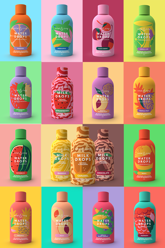 Vital Zing Water Drops - Natural Flavour Enhancers – Vital Zing Australia