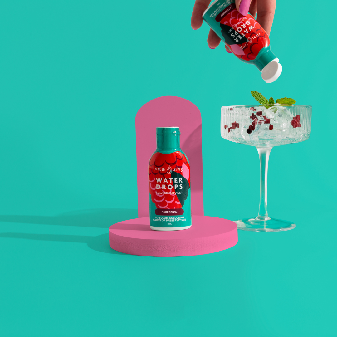 Raspberry Water Drops – Vital Zing Australia